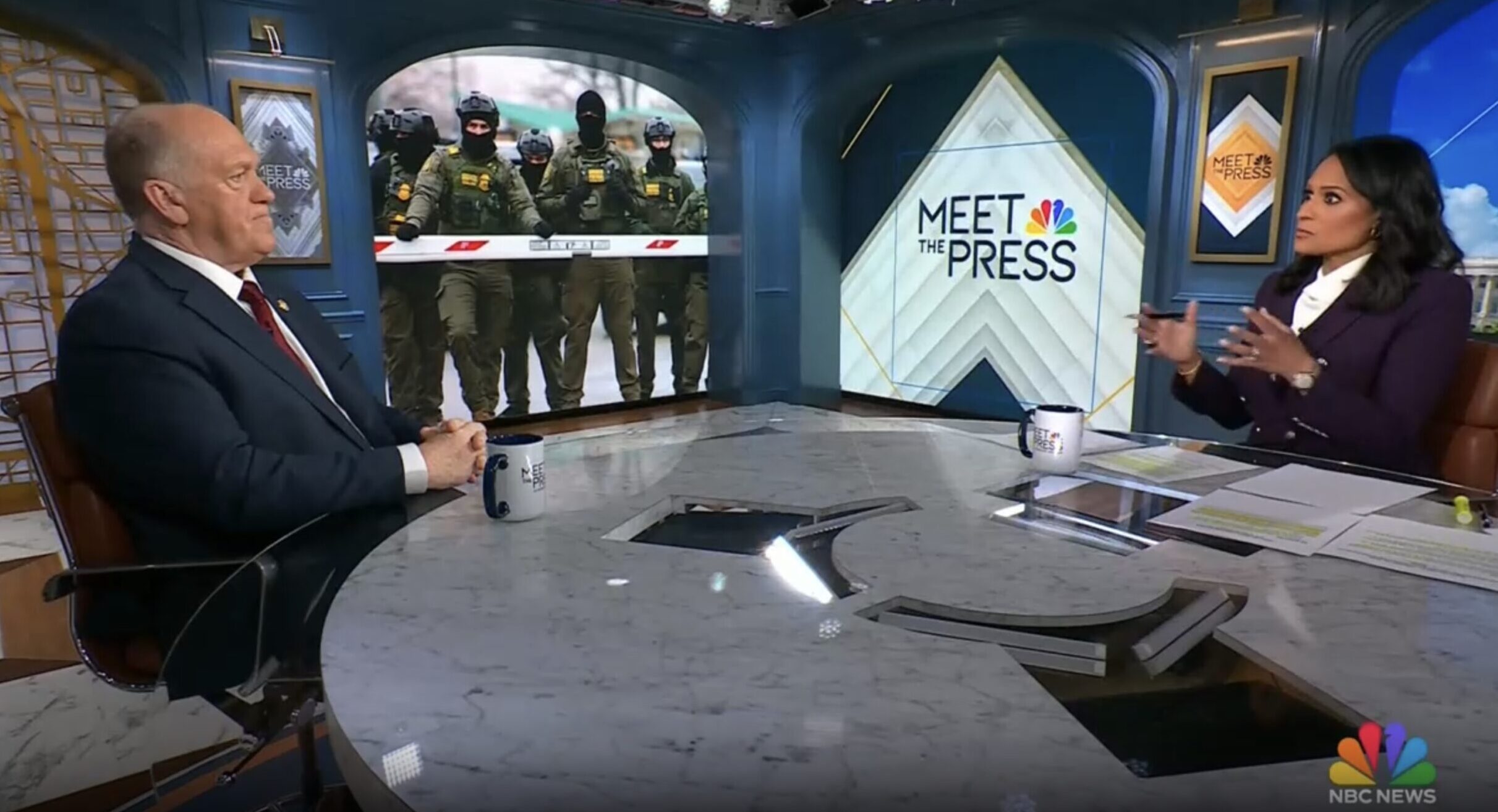 ‘I will not answer any more of these questions!’ Tom Homan bristles at ...