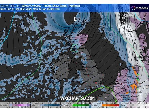 Met Office issues flood warning in 9 areas with 11cm set to fall - full ...