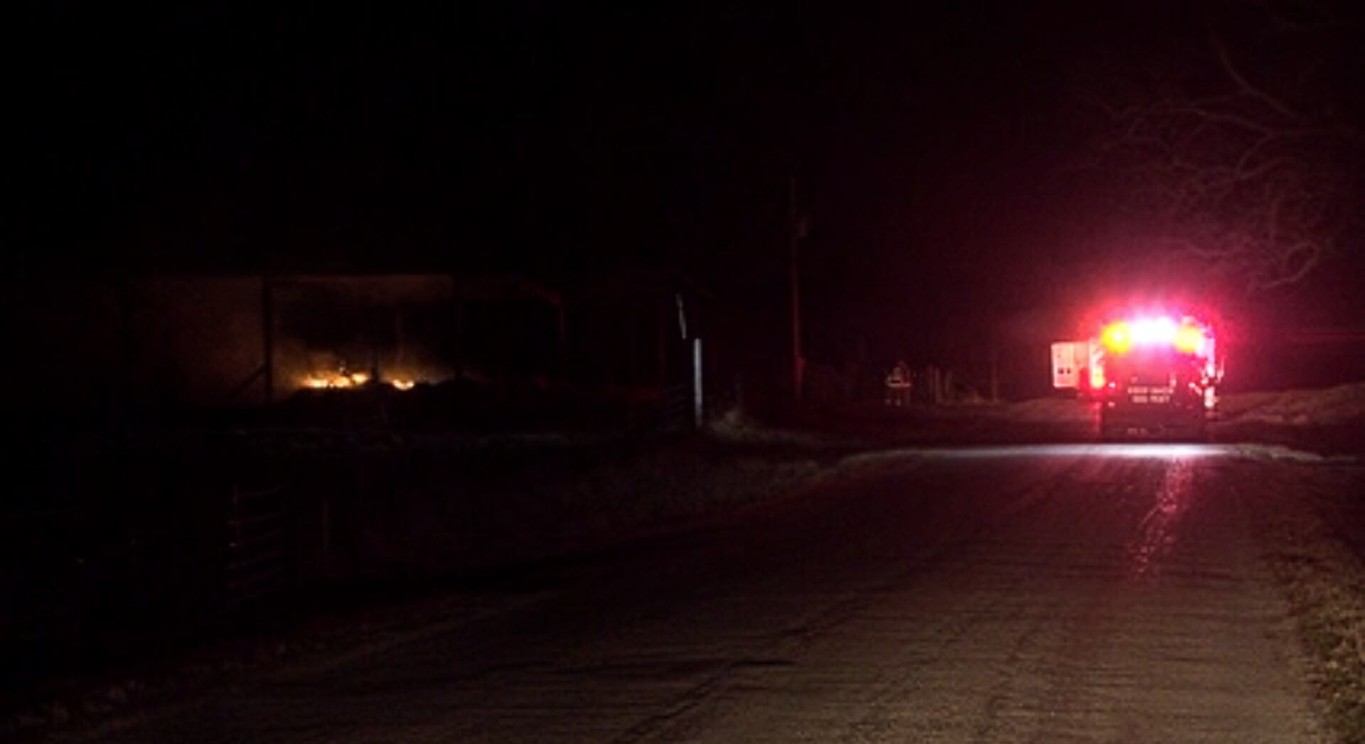 Brookland fire crews respond to Saturday night barn blaze