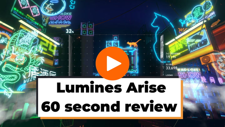 Lumines Arise does for this falling block puzzler as Tetris Effect did ...