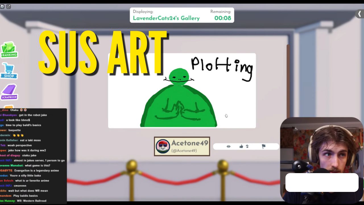 Classical art meets gaming: Painter attempts Roblox art games with ...