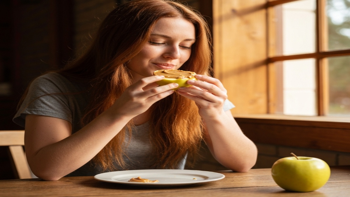 Why eating an apple with peanut butter is one of the smartest snacks ...