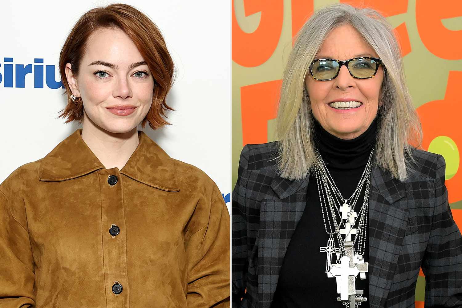 Emma Stone remembers 'hero' Diane Keaton as 'brilliant' in her 'many ...