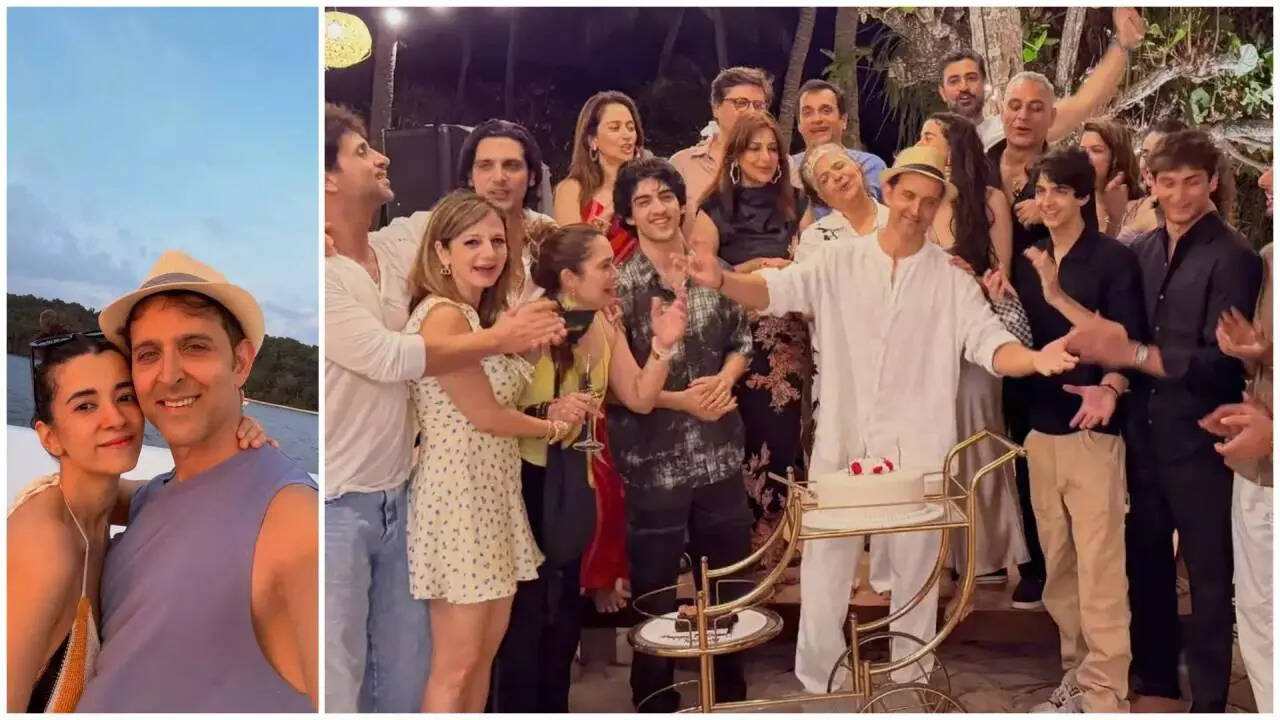 Inside Hrithik Roshan’s yacht birthday with Saba Azad, Sussanne Khan ...