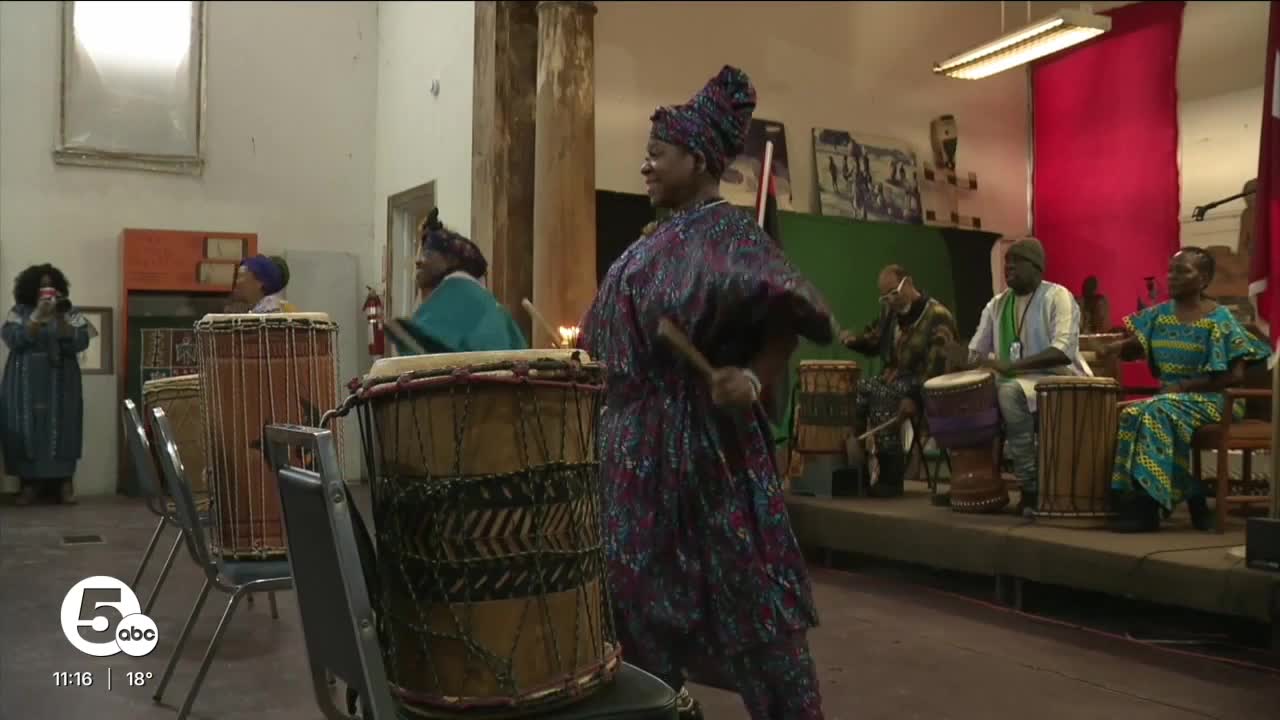 Celebrating the last night of Kwanzaa