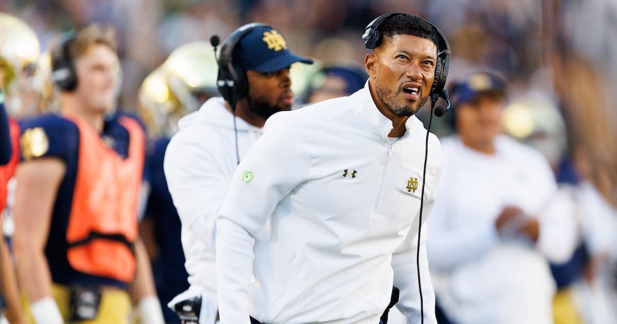 Marcus Freeman accused of battery by high school wrestling coach