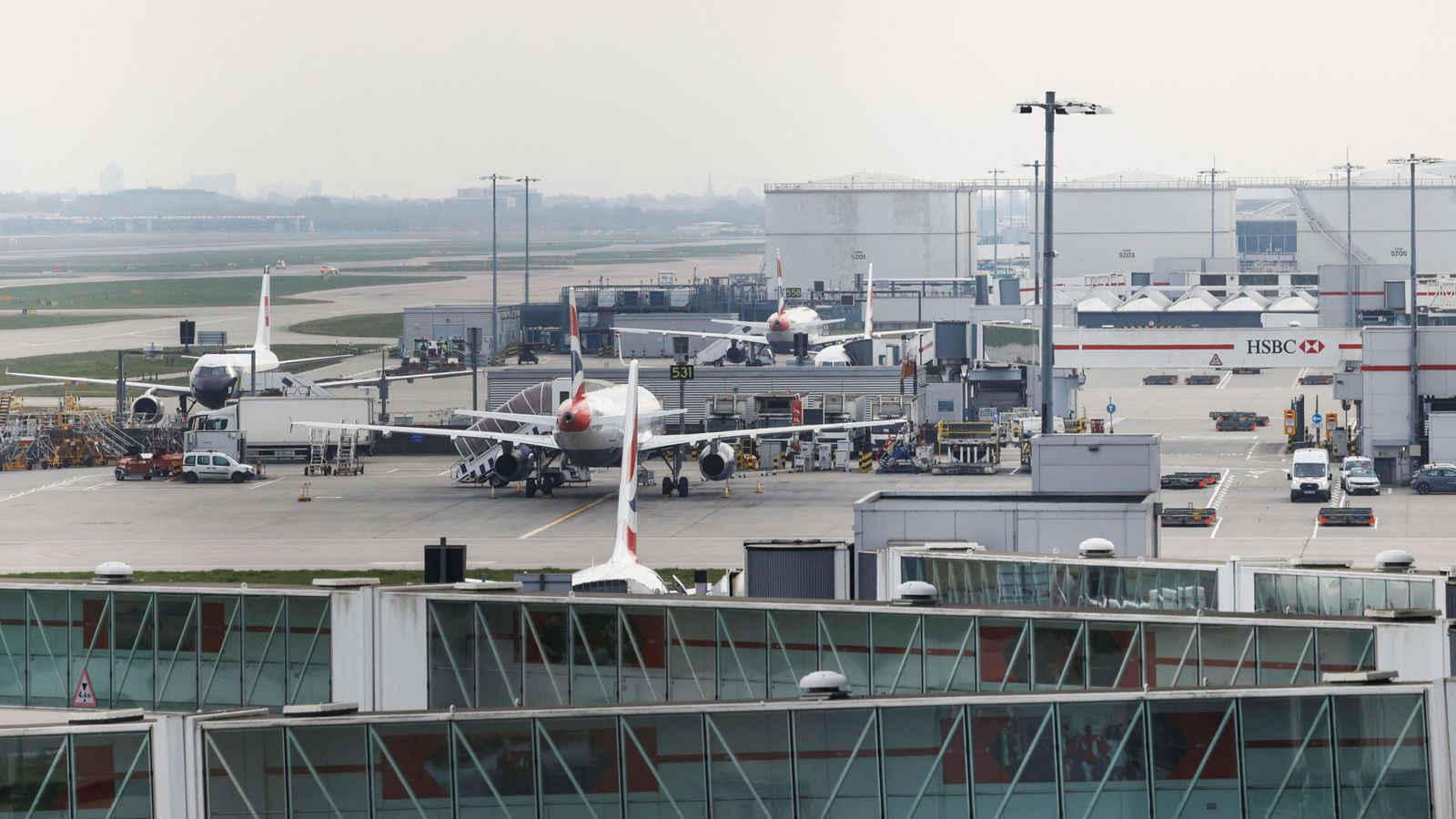 Severe delays on trains to and from Heathrow Airport after fire