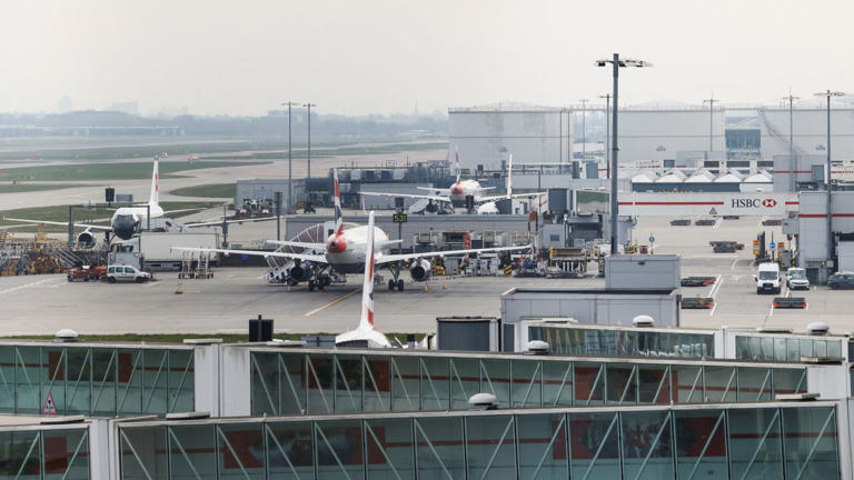 Severe delays on trains to and from Heathrow Airport after fire