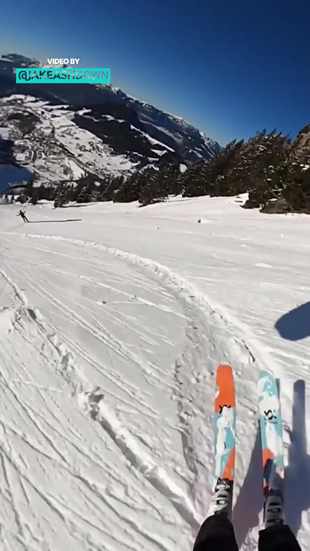 Speed-flying just inches above the ground