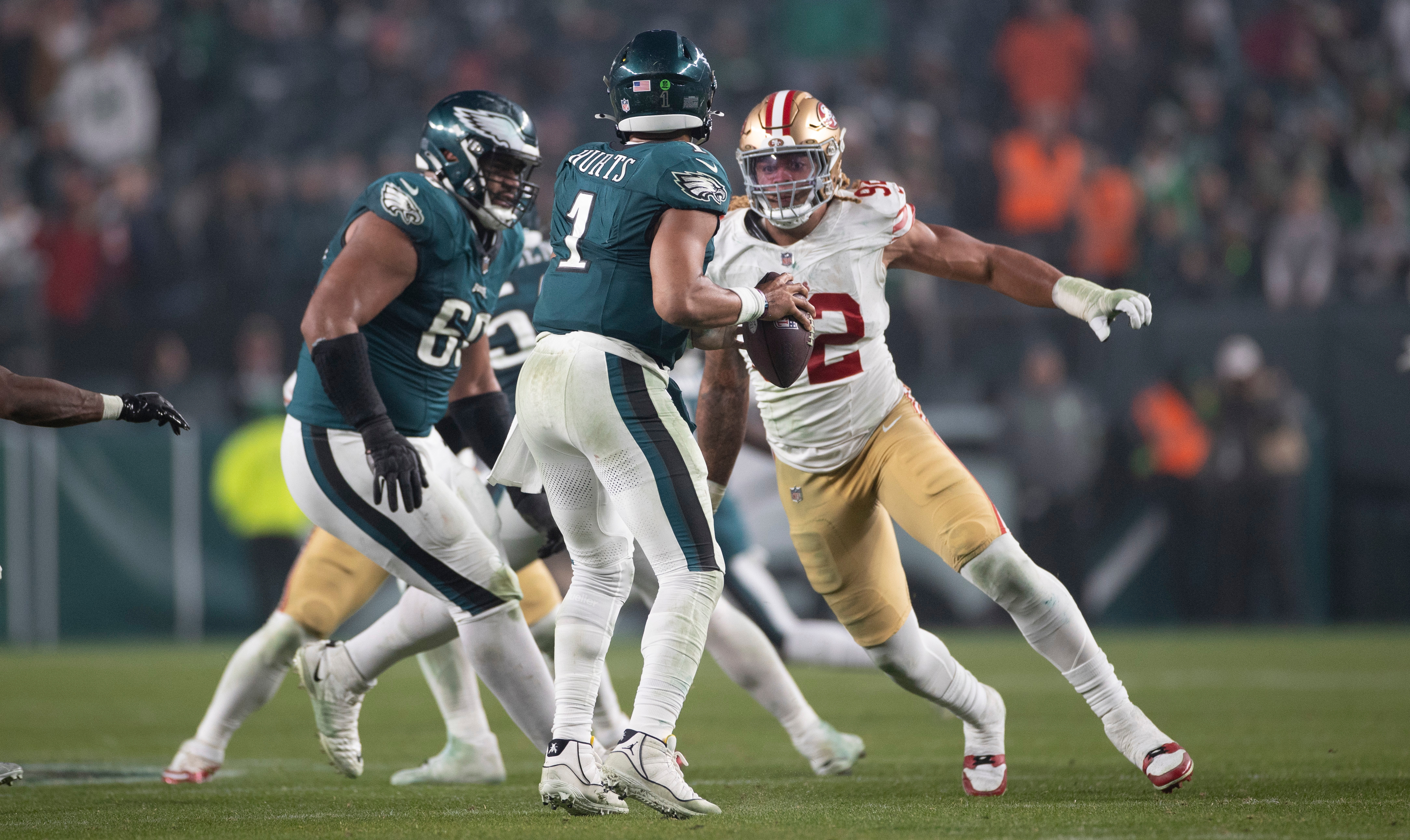 NFL wild card weekend: San Francisco 49ers vs Philadelphia Eagles