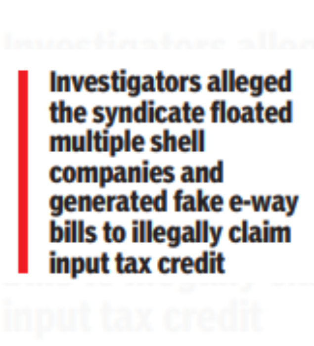 GST inspector named in Rs 100 cr evasion scam