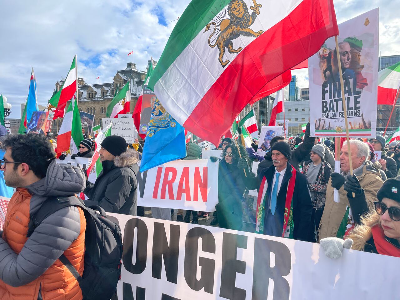 Iranian Canadians call for crown prince's restoration at Parliament ...