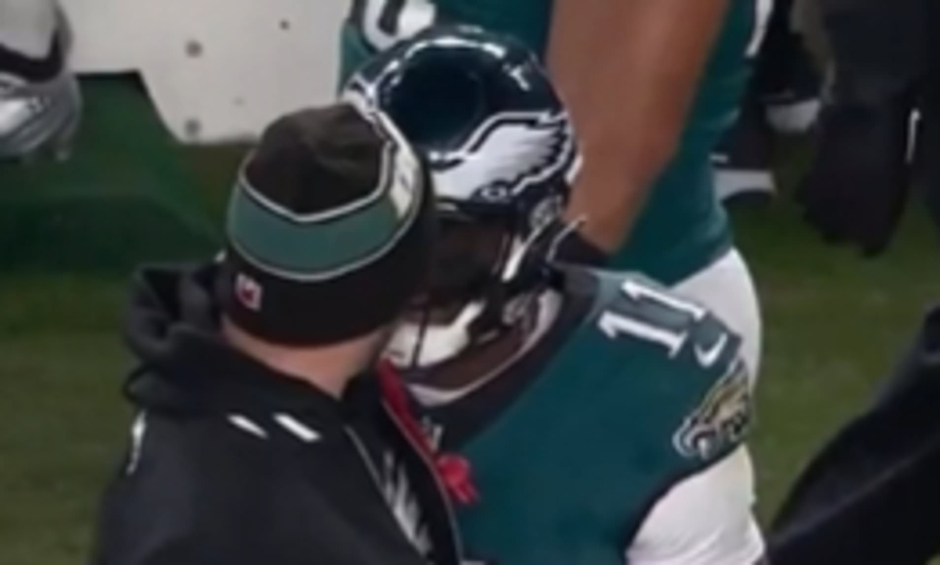 Astonishing moment Eagles star squares up to head coach Nick Sirianni ...