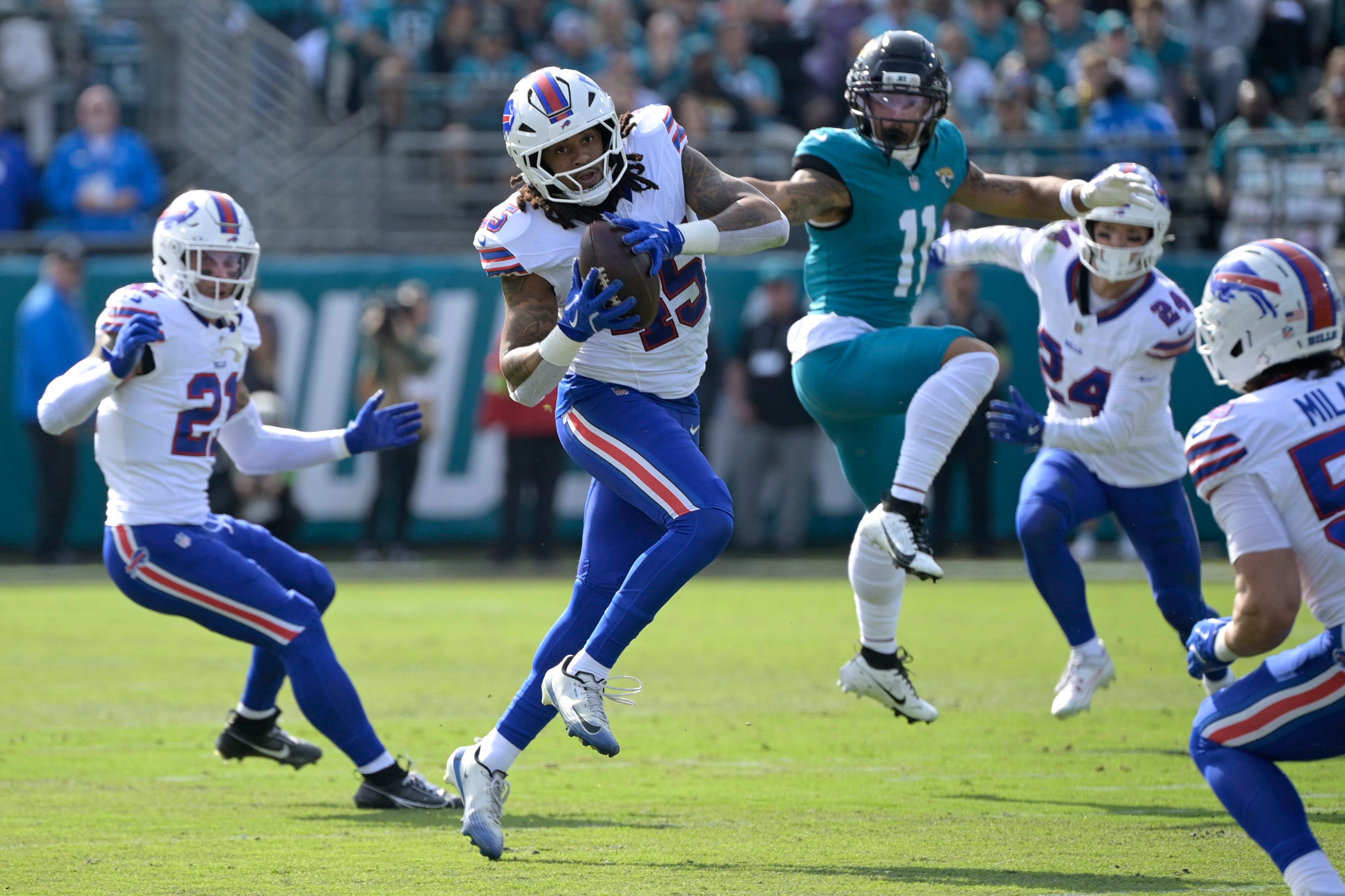 Matt Prater makes field goal to extend Buffalo lead. Bills vs Jaguars ...