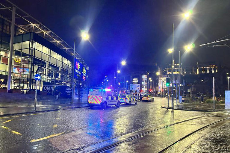 Edinburgh police descend on city centre site as officers spotted ...