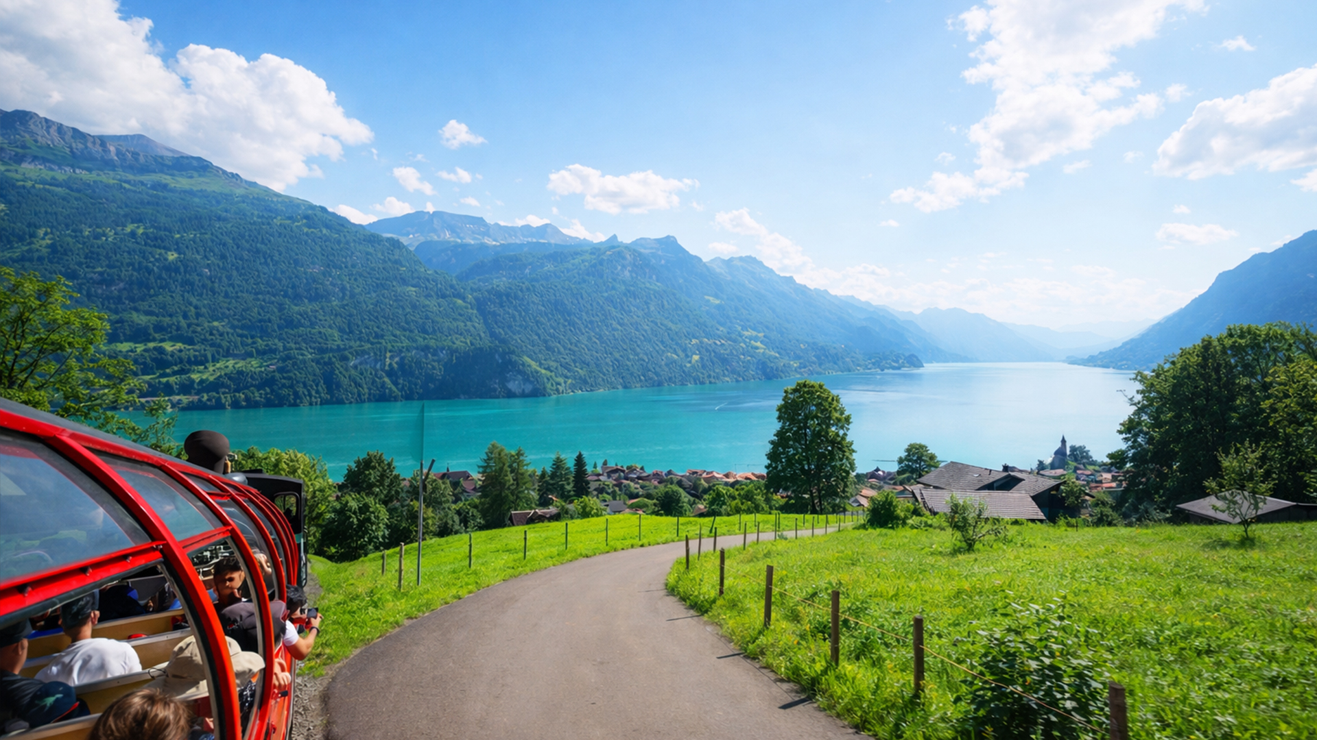 Have you seen a steam train like this in Switzerland?