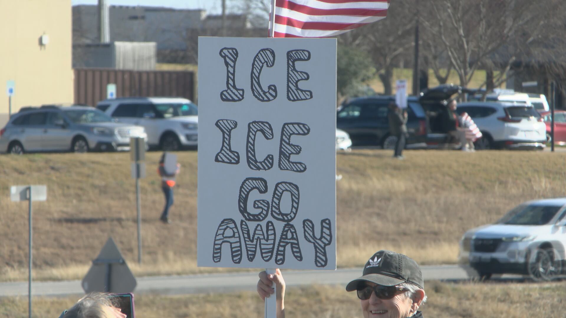 Sherman protesters join national 'ICE Out for Good' movement