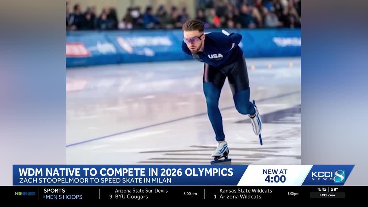 Iowa native going for gold in the 2026 Winter Olympics
