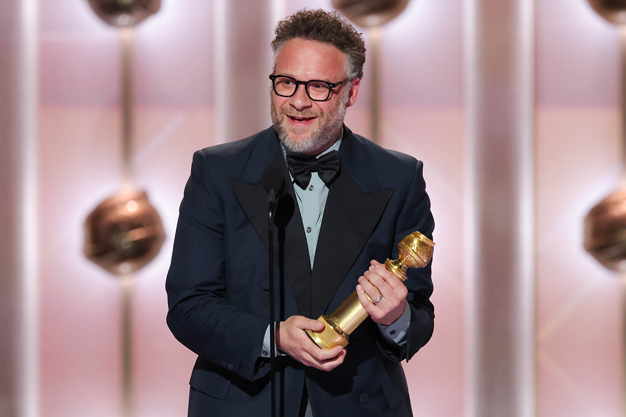 Golden Globes 2026: ‘The Studio’s Seth Rogen wins, still doesn’t thank ...