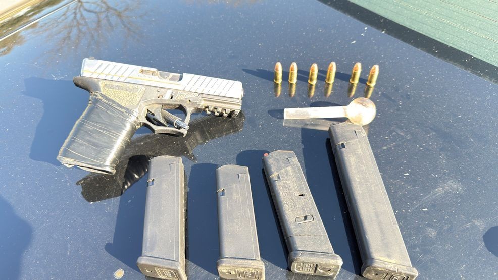 Police find unregistered handgun and ammunition during traffic stop in ...