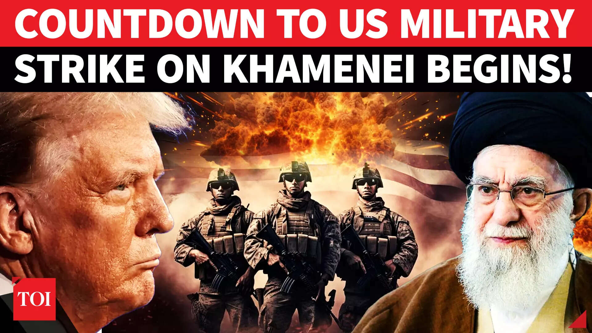 US troops to storm Iran? Trump warns Khamenei is 'crossing red line' as ...