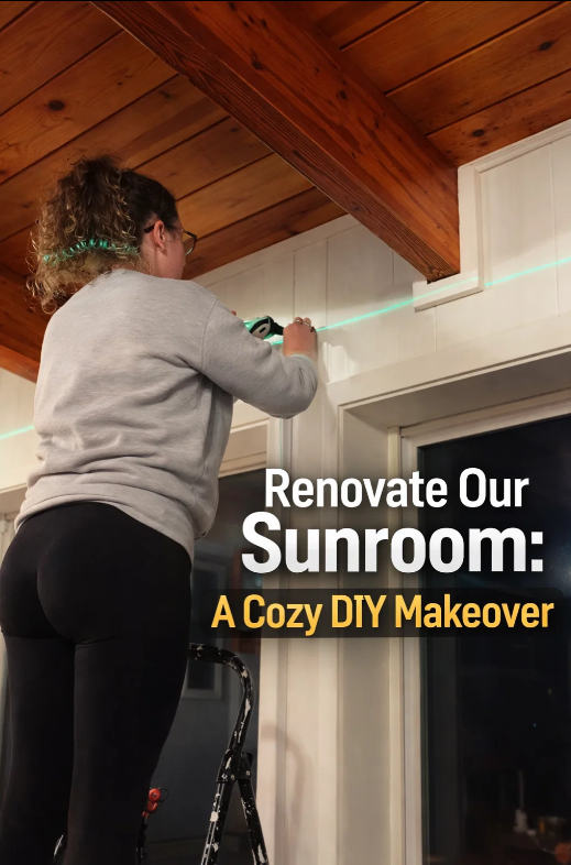 Renovate our sunroom: A cozy DIY makeover