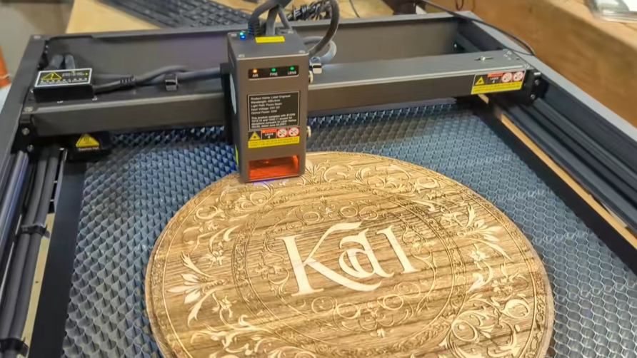 Creality Falcon2 22W laser engraver for DIY crafting and custom projects