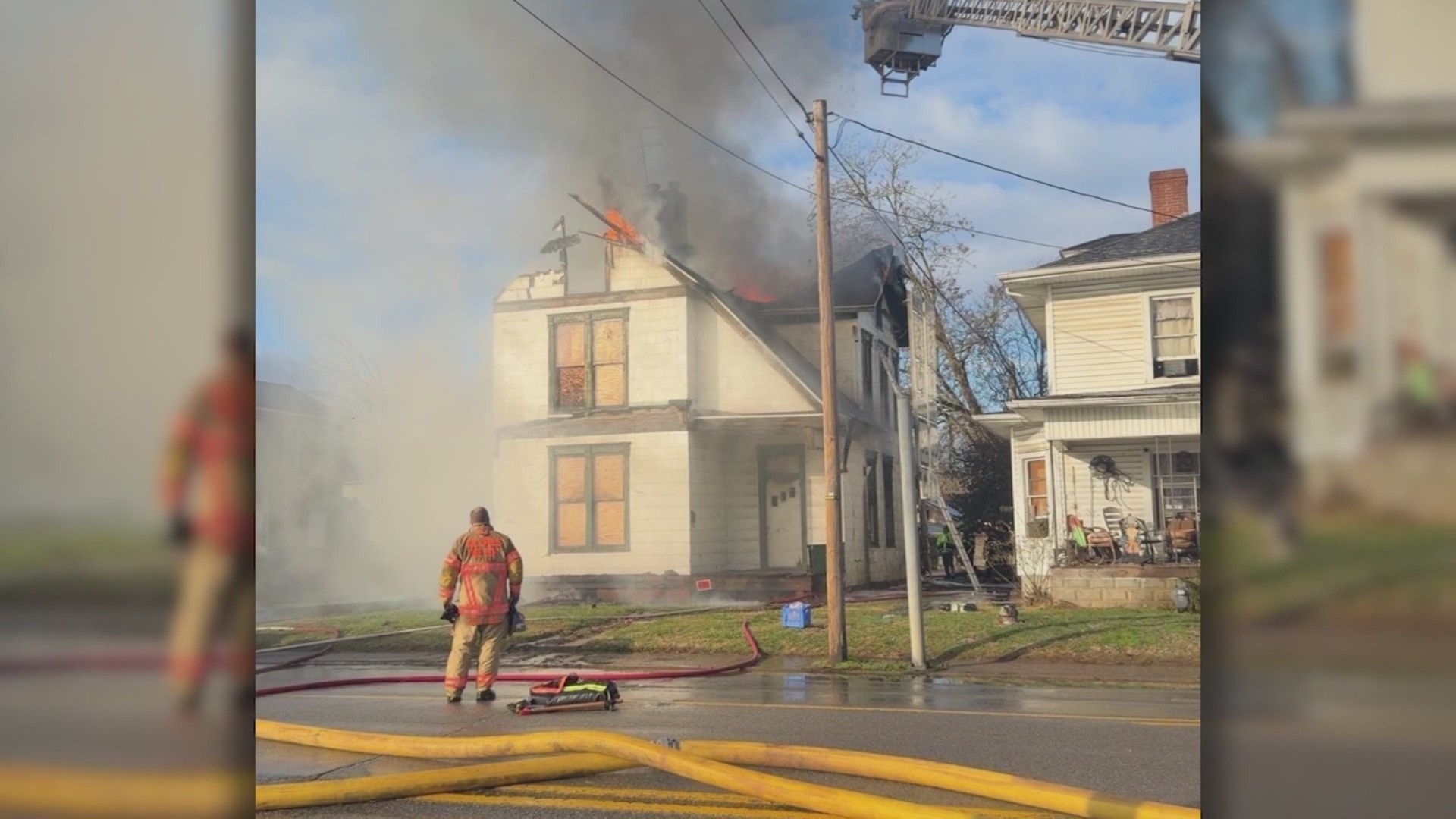 Victim rescued from upstairs window during Point Pleasant fire