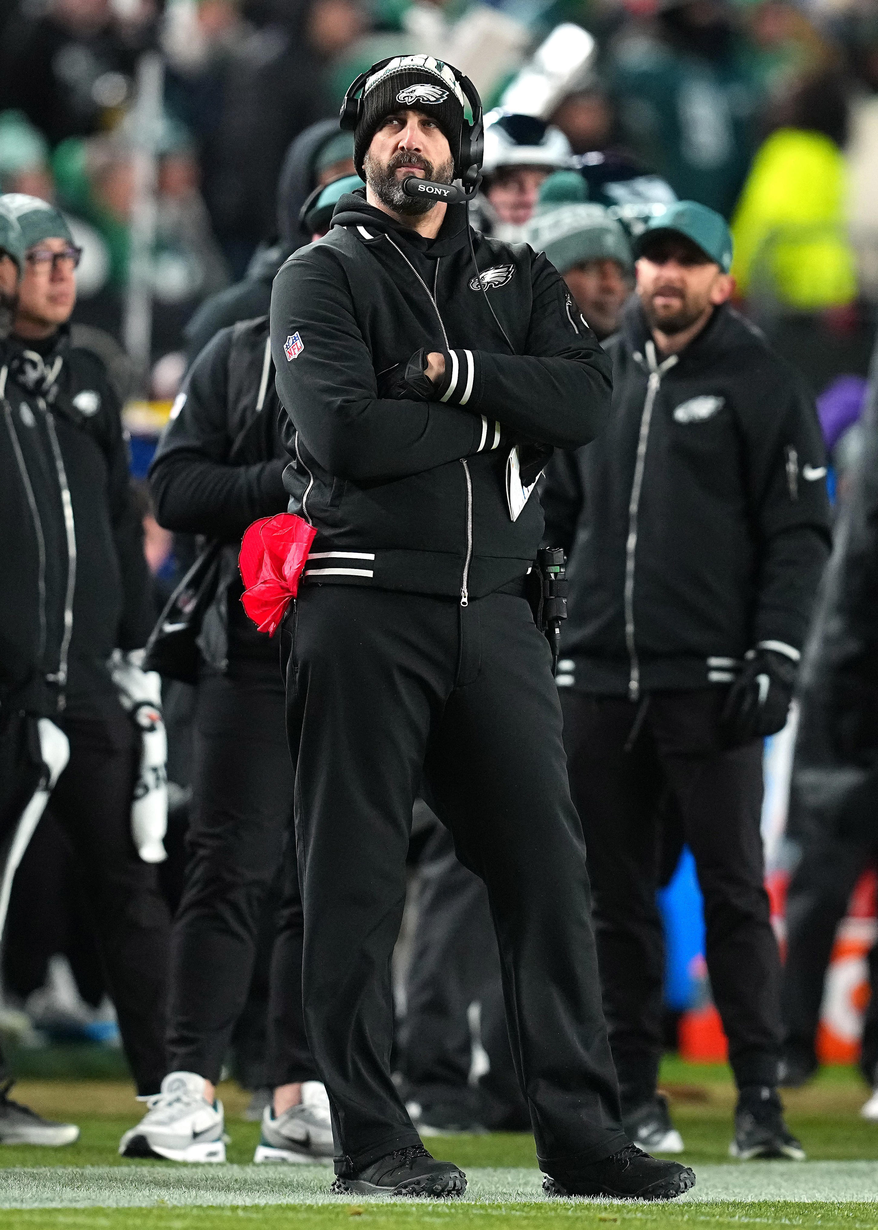 Eagles offensive coordinator coach search, roster tracker 2026