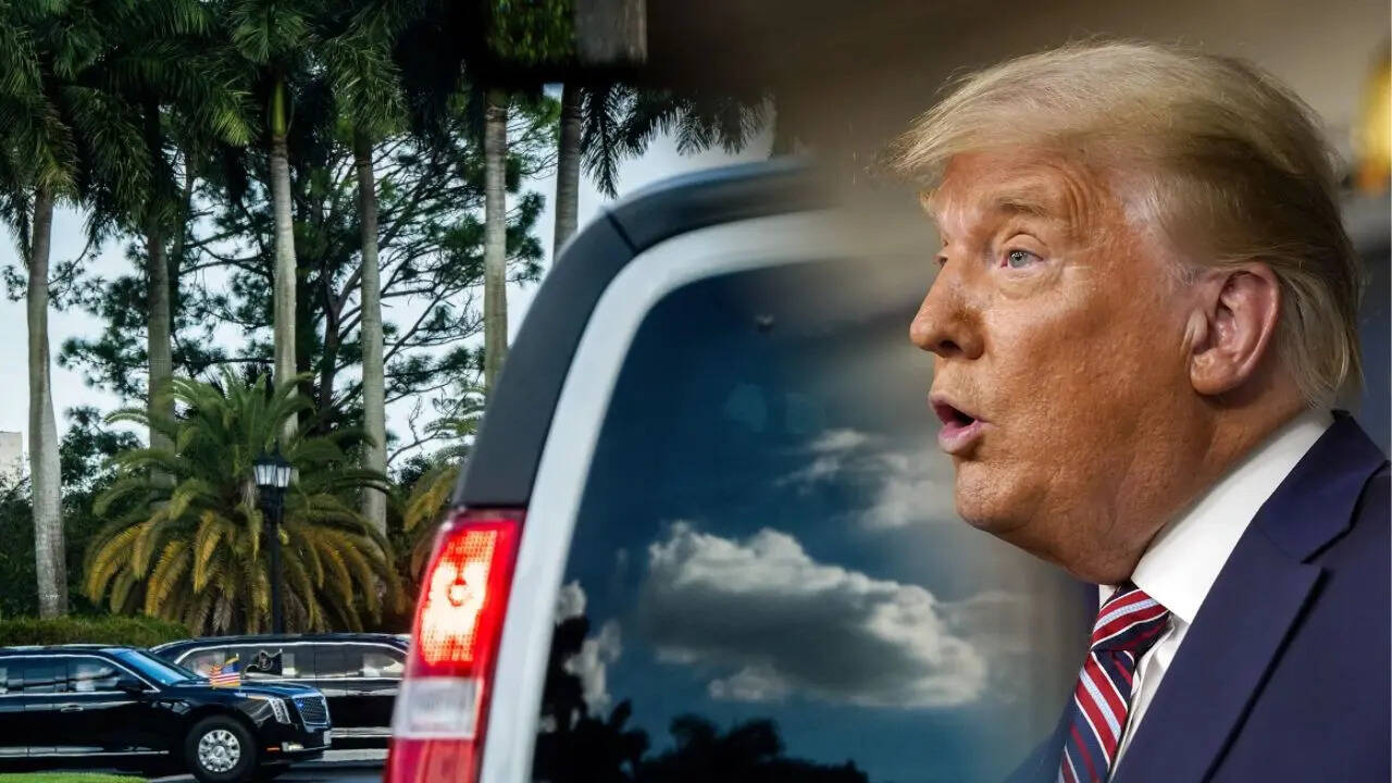 Trump security scare in Florida: President's motorcade rerouted after ...
