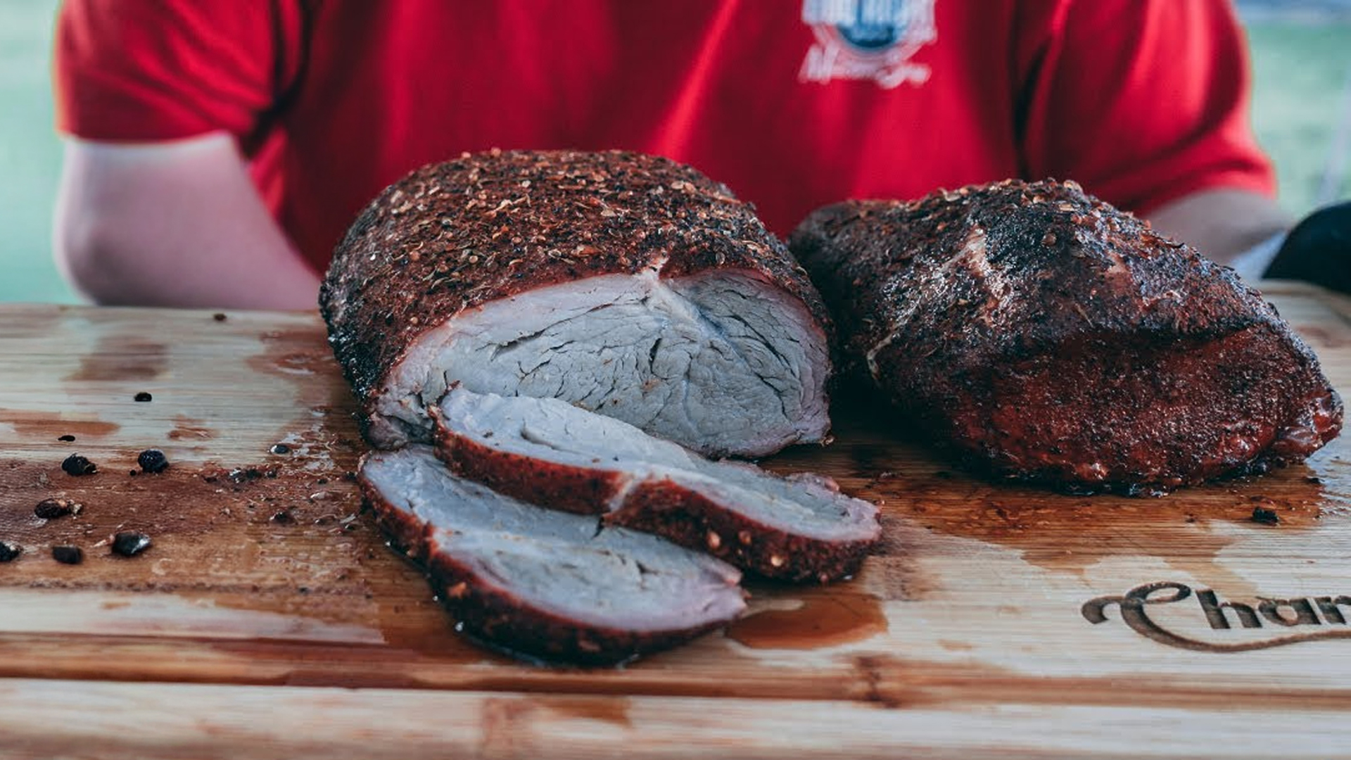 How to smoke a pork ribeye