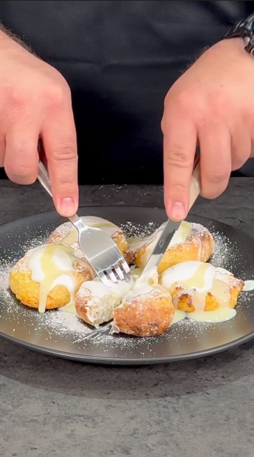 Isteni túrós desszert airfryerben