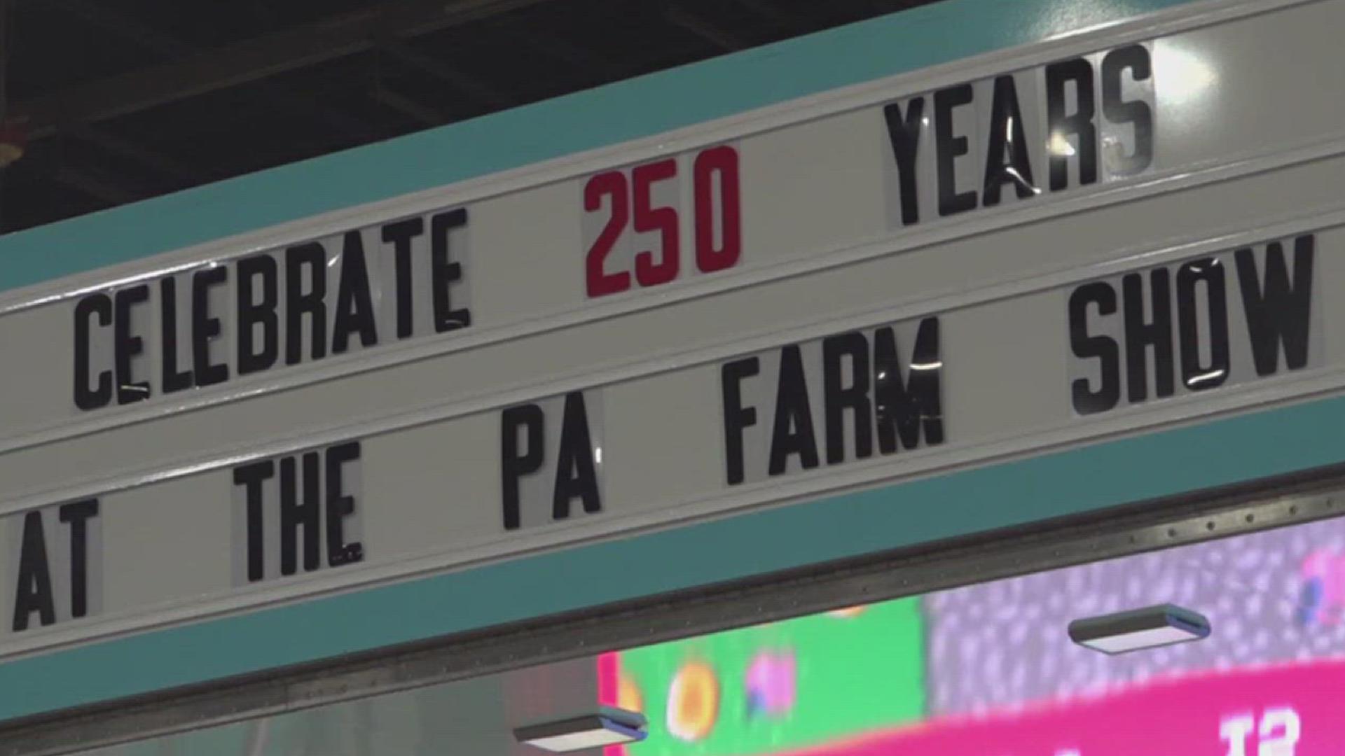 Farm show gets ready for America's 250th anniversary