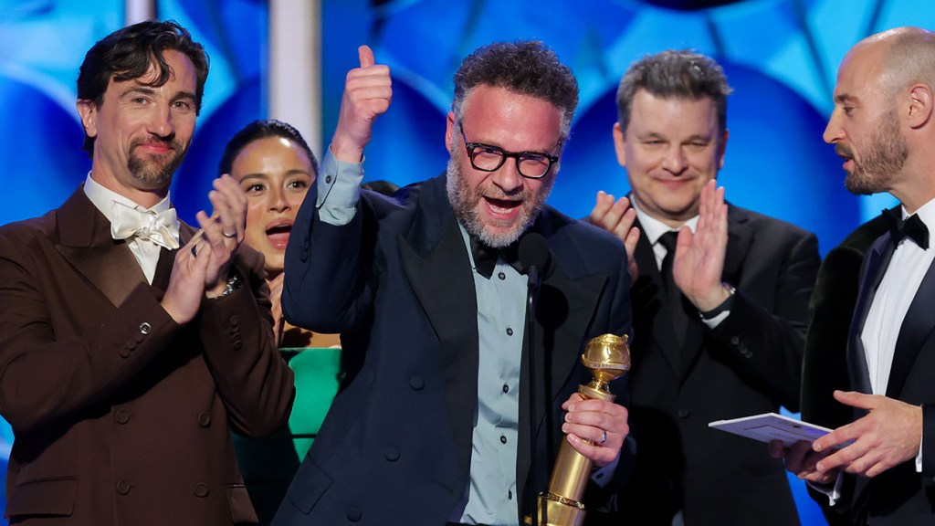 Golden Globes: Seth Rogen says 'The Studio' season 2 set to start ...