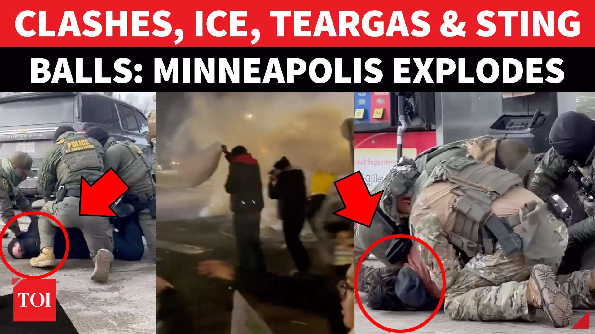 ICE agents fire sting balls, storm into Minnesota homes; commander ...
