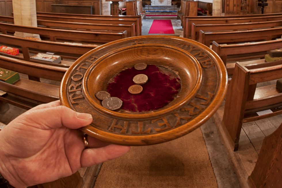 Churchgoers vow to stop donating to collection plates if cash goes ...