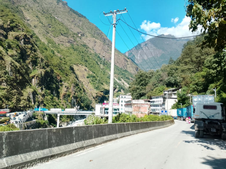 Tatopani border point shut after forest fire across Nepal-China border