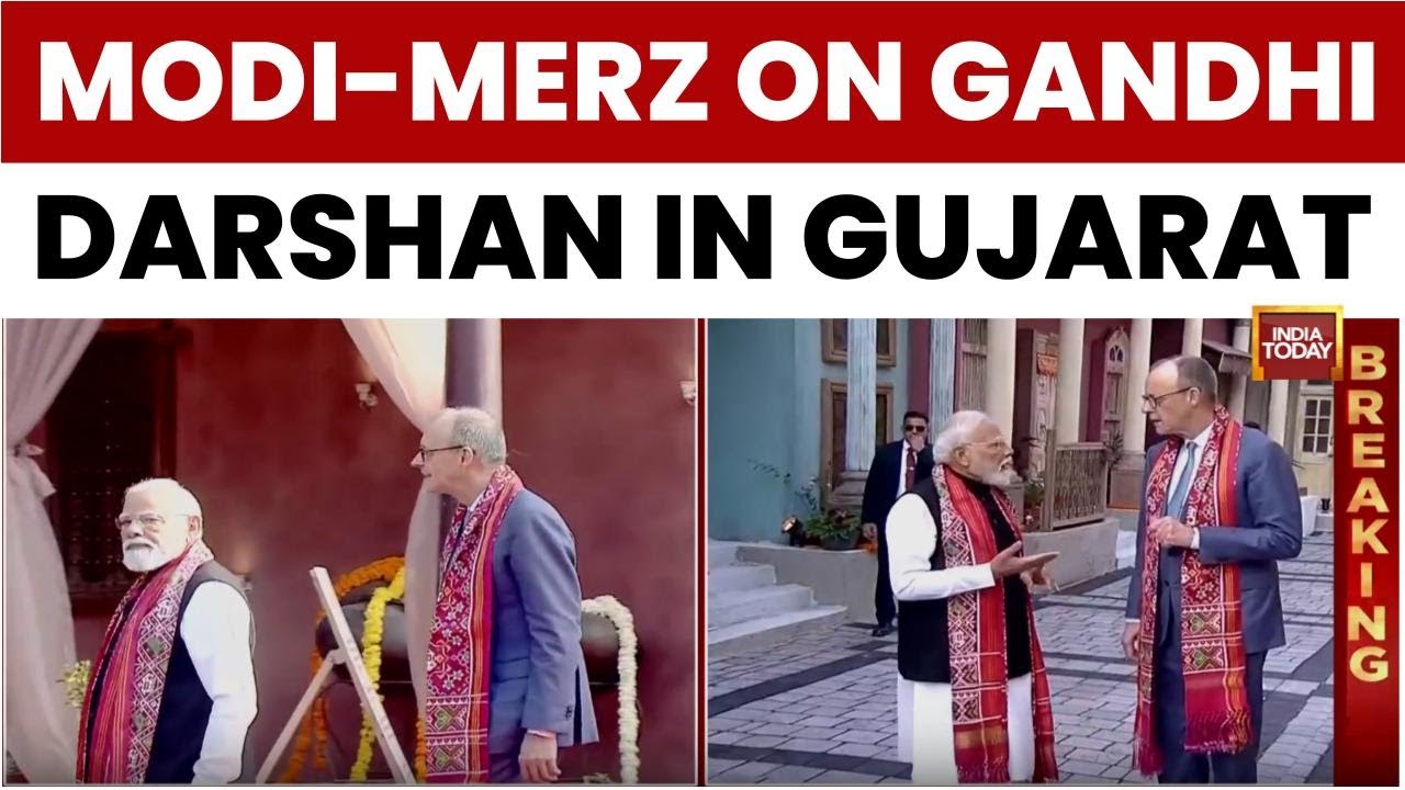 PM Modi meets German Chancellor Merz at kite festival, eyes deeper ...