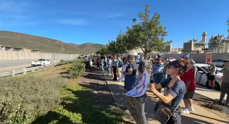 San Diegans protest ICE outside Otay Mesa Detention Center
