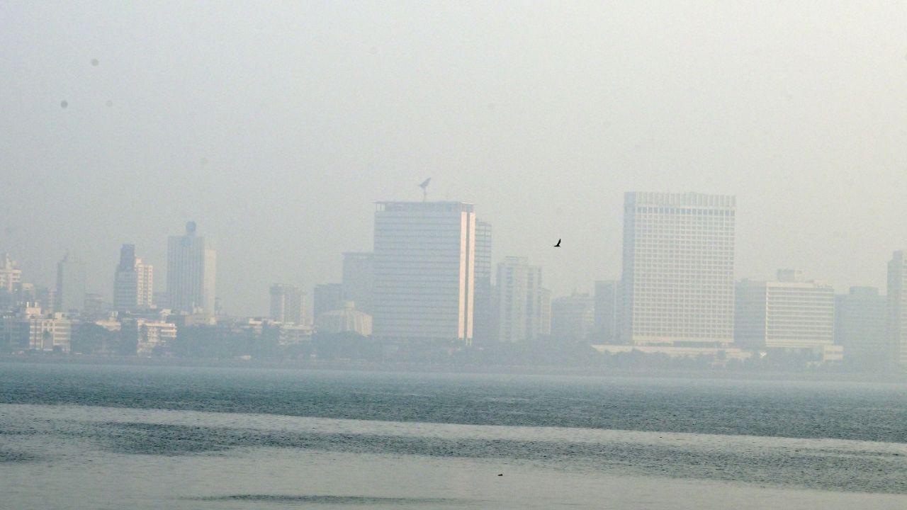 Minimum temperature 17.2 degrees Celsius in city; AQI at 112