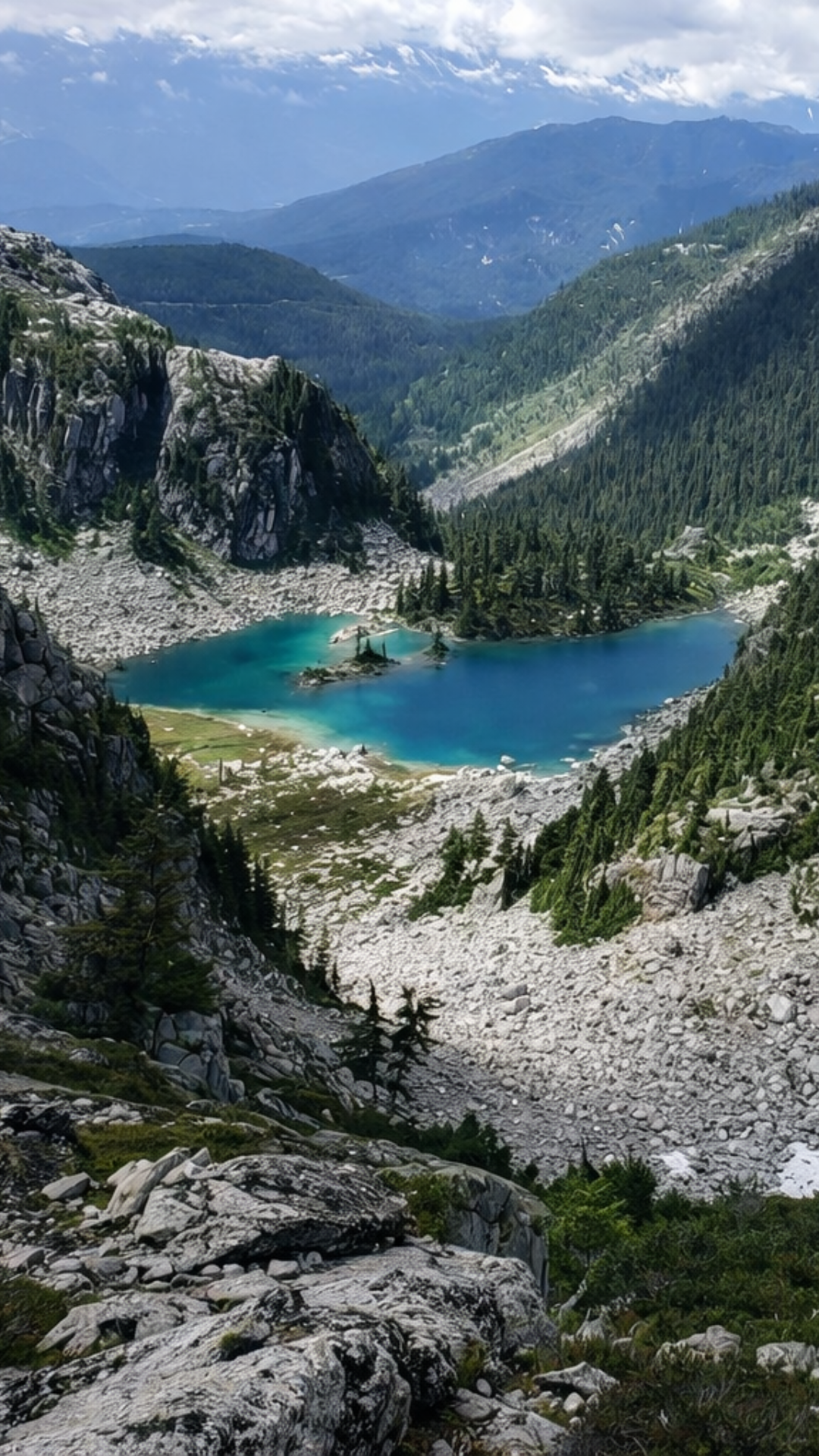 Chasing alpine beauty with friends at Water Sprite Lake