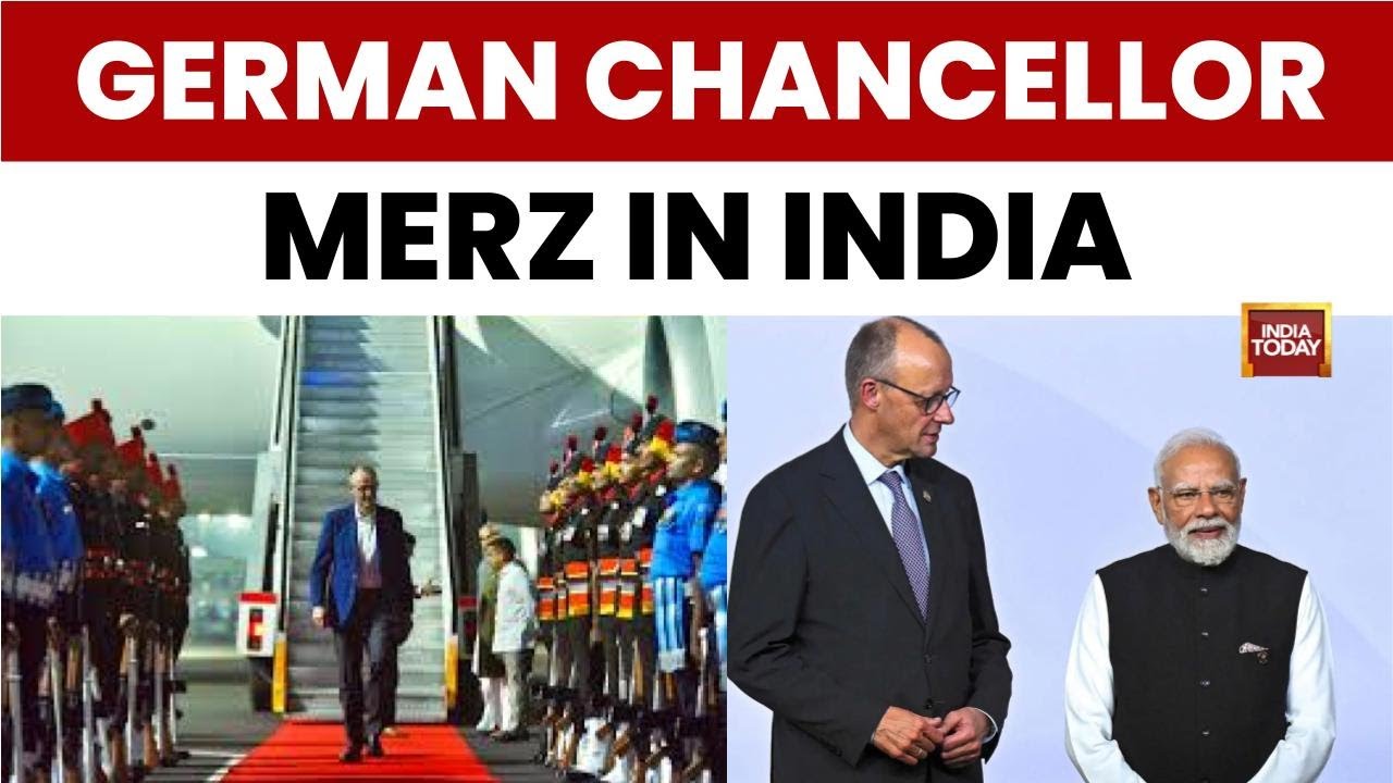 German Chancellor Friedrich Merz meets PM Modi in Ahmedabad on first ...
