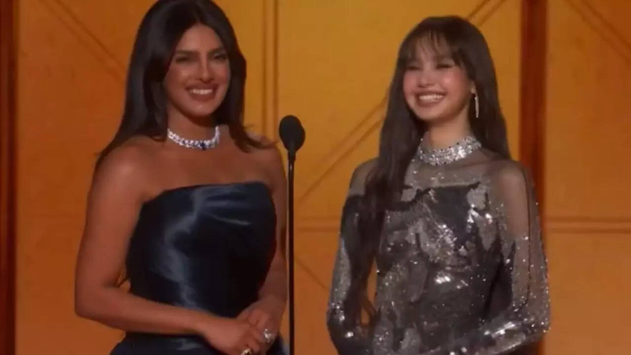 Golden Globes: Priyanka Chopra and BLACKPINK star Lisa give off BFF ...