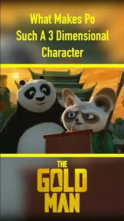 What makes Po such a 3 dimensional character #shorts