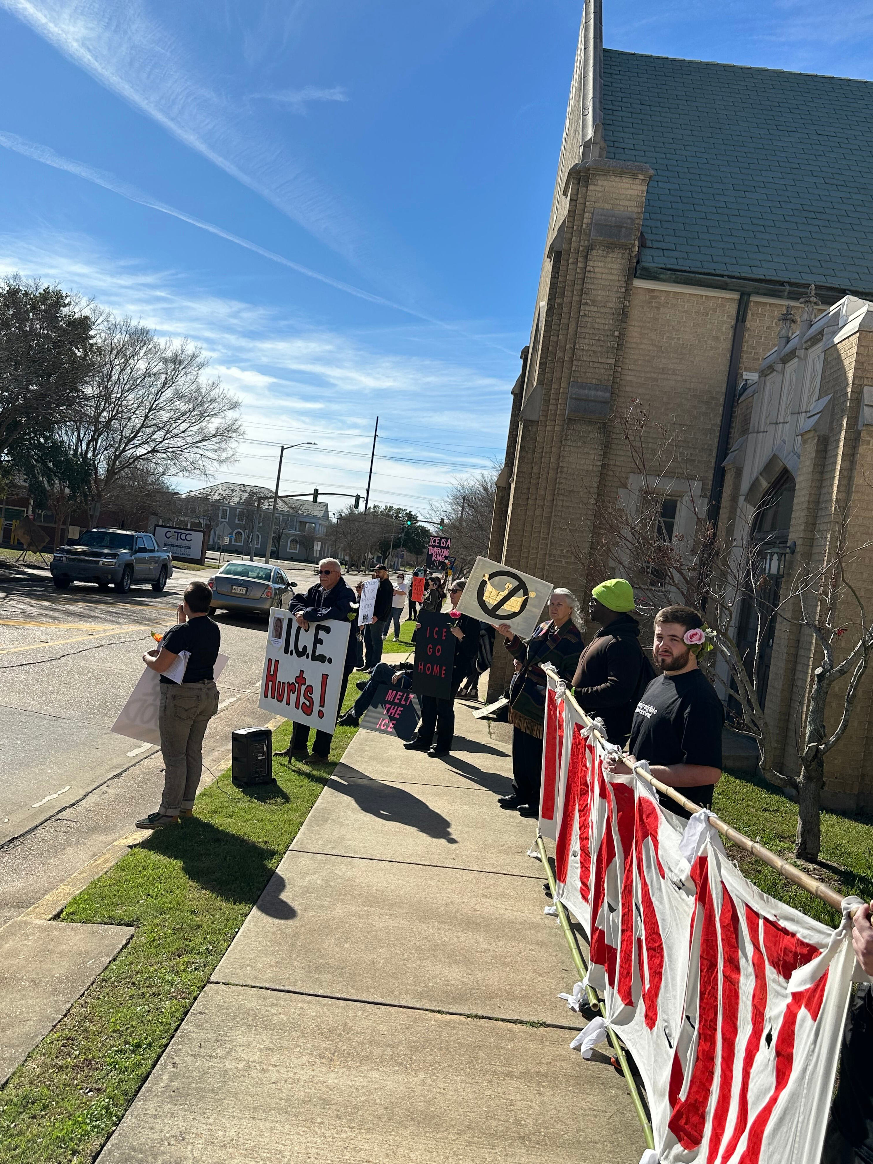 ‘ICE out for good’ protest in downtown Alexandria