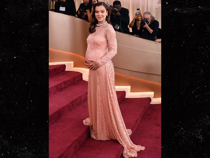 Hailee Steinfeld hits first red carpet since pregnancy news at Golden ...