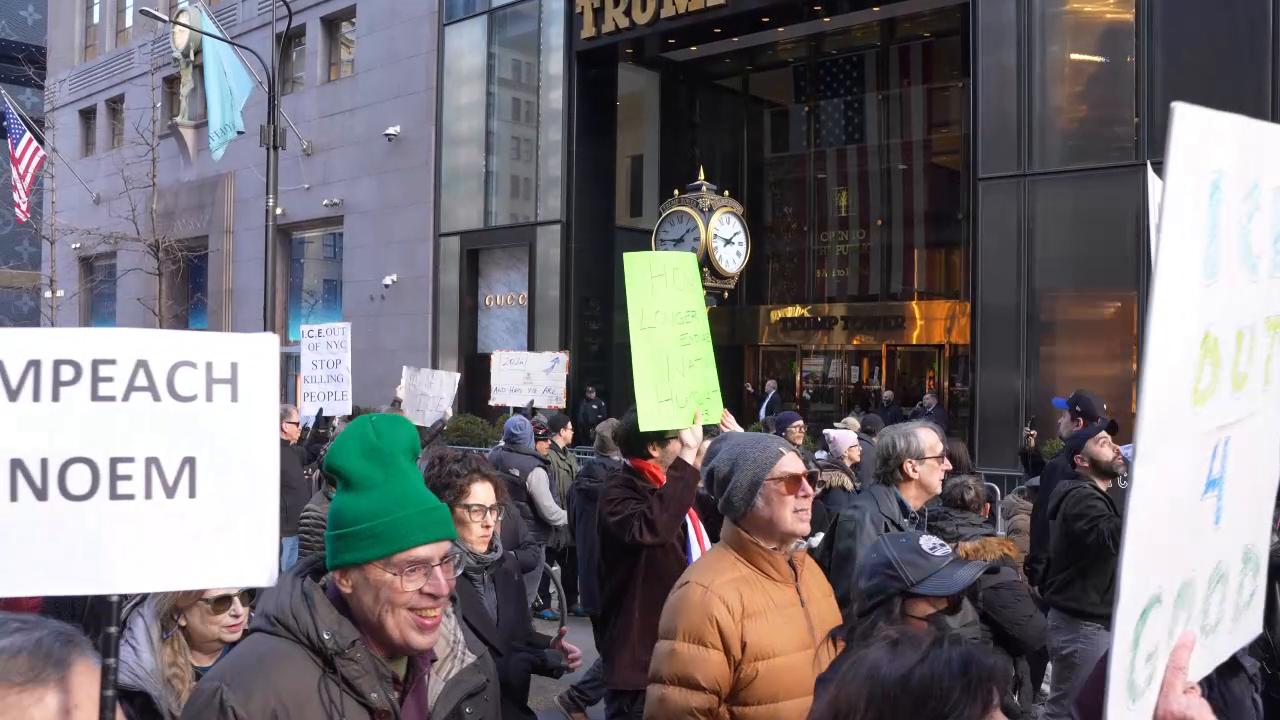 Rally and march against policies of President Trump Administration ...