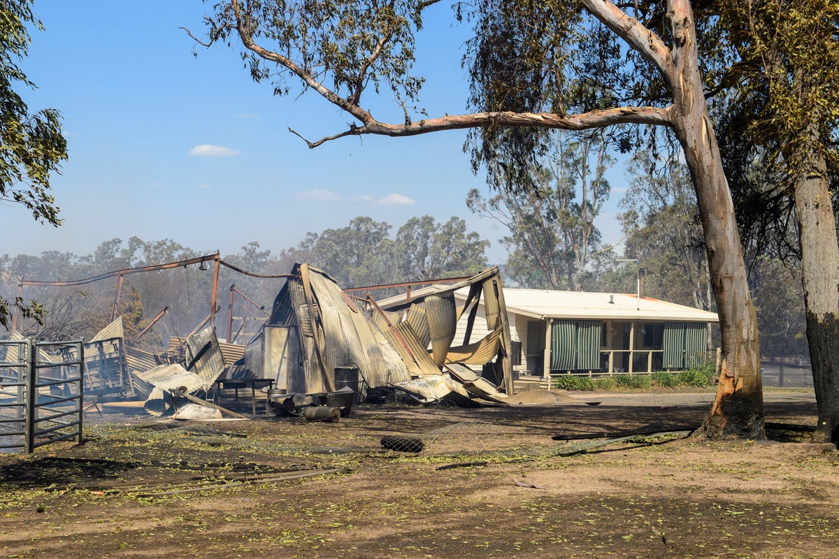 Australia bushfires burn 350,000 hectares and leave one person dead