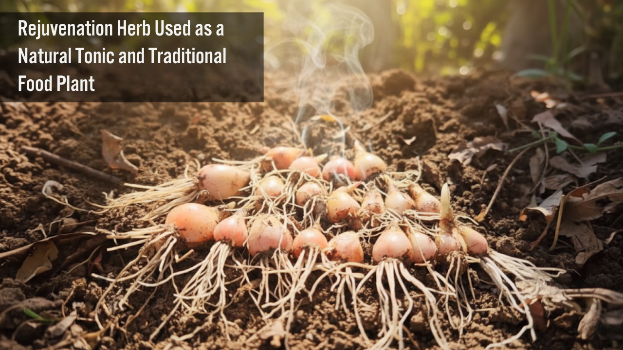 Rejuvenation herb used as a natural tonic and traditional food plant