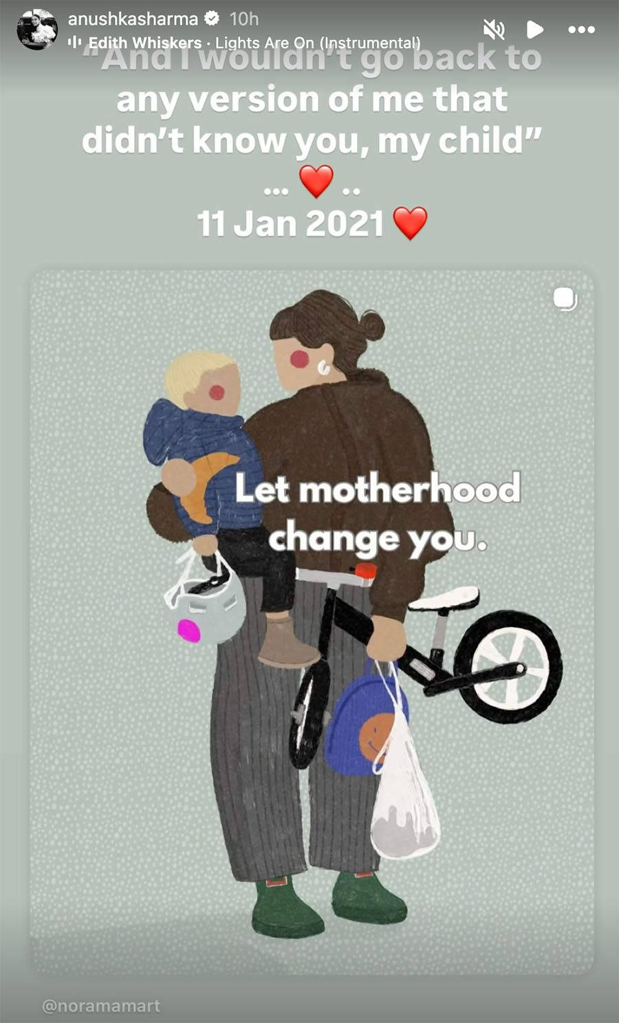 Anushka Sharma marks Vamika’s birthday with a heartfelt note on motherhood